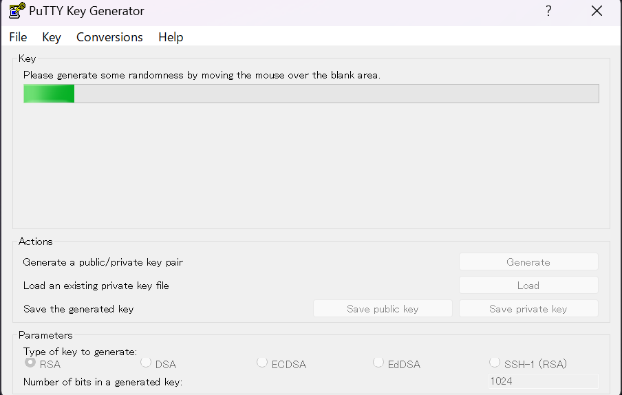 1024bit鍵の生成 – CyberSolutions Support